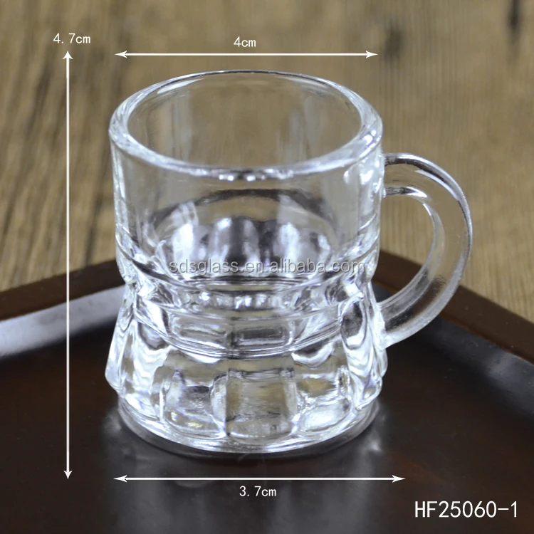 Single Handle 1oz Mini Beer Mug - Perfect for Tequila Shots