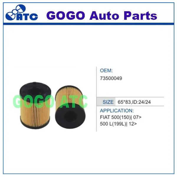Oil Filter For Opel Corsa Oem 68102241aa,73500049,93177787,5650342 ...
