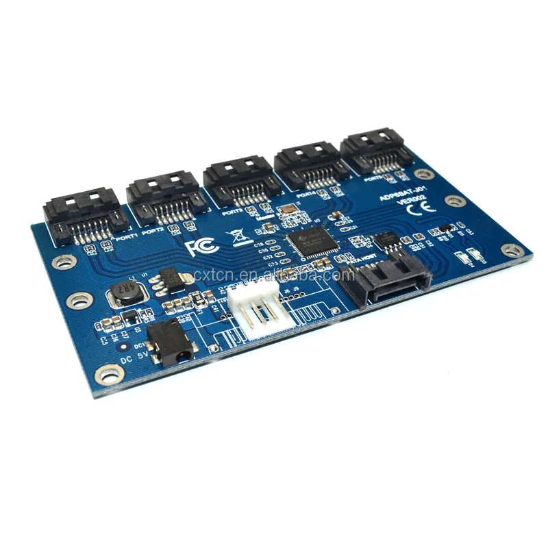Sata Ii Adapter Card Sata 1 To 5 Port Converter (sata Port Multiplier ...