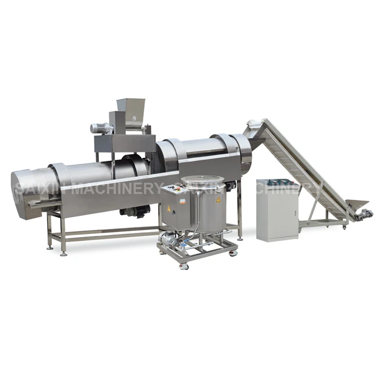 Snacks Dry Powder Flavored Machine Seasoning Equipment Puff Snack ...