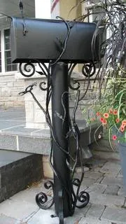 Ornamental Wrought Iron Mailboxes - Eco Friendly & Stylish