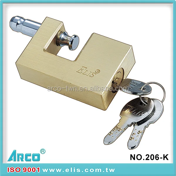 Rectangular Solid Brass Padlock,High Quality Brass Padlock - Buy Brass ...