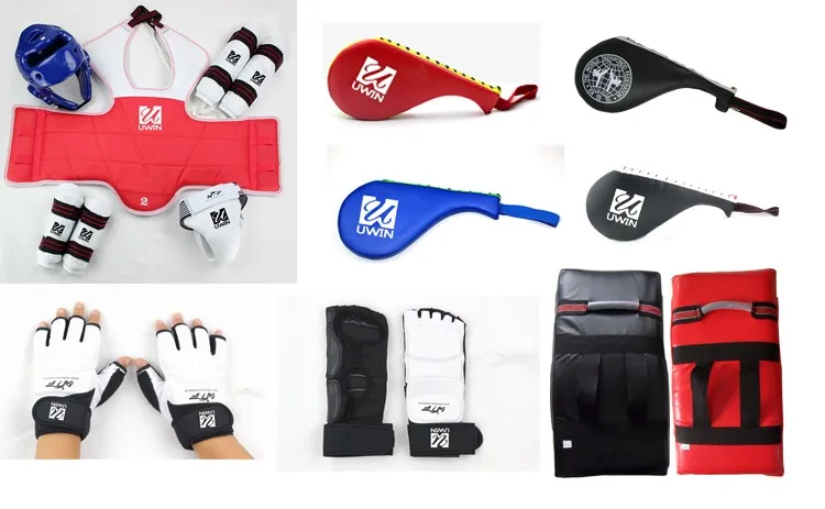 Uwin Martial Arts Sparring Gear Set Karate Pads Mma Protection ...