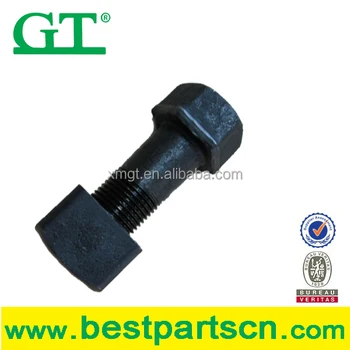 Excavator Track Shoe Bolts & Nuts,40cr Meterial 10.9-12.9 High Hardness ...