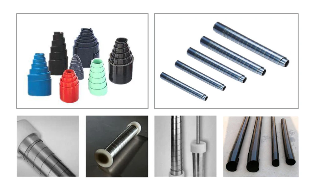 Telescopic Spiral Spring Belloe Covers Protection Lead Screws - Buy ...