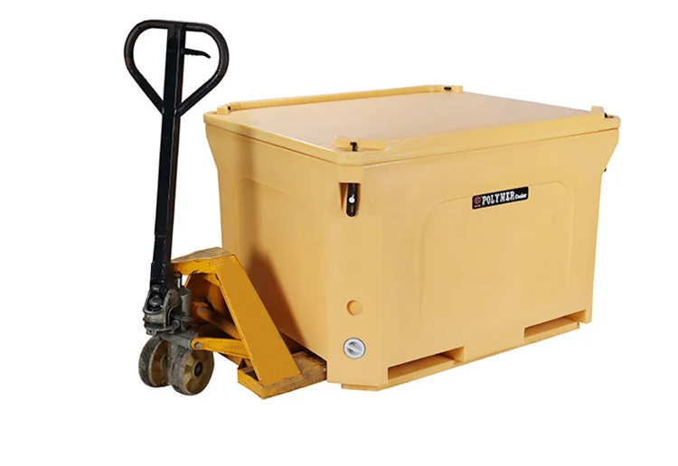 Large Fish And Shrimp Refrigerated Cooler Box With 4 Way Forklift Entry ...