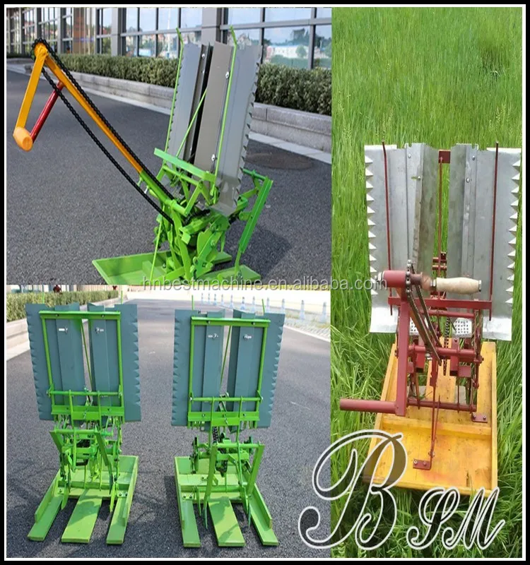 2 Rows Hand Operated Rice Transplanter/rice Planter/paddy Planting ...