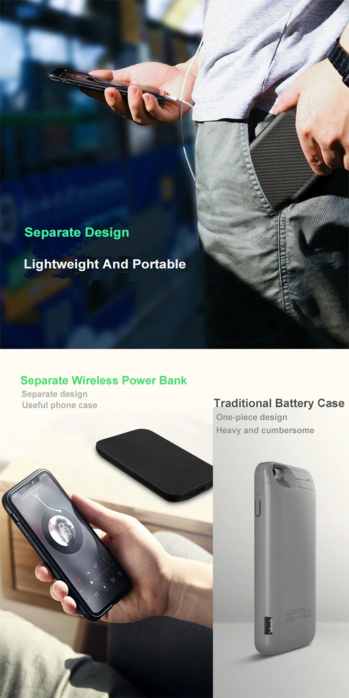 2019 Qi 2 In 1 Mini Power Banks Wireless Fast Charge 3000mah Portable ...