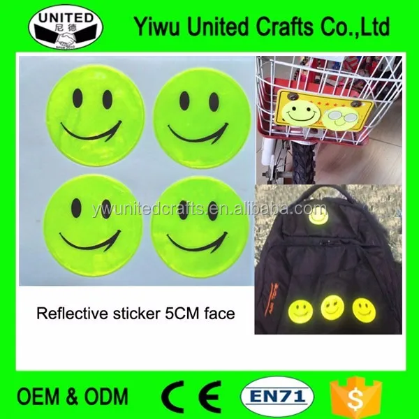 Reflective Keychains Stars Night Safety Reflective Pendant Kids ...