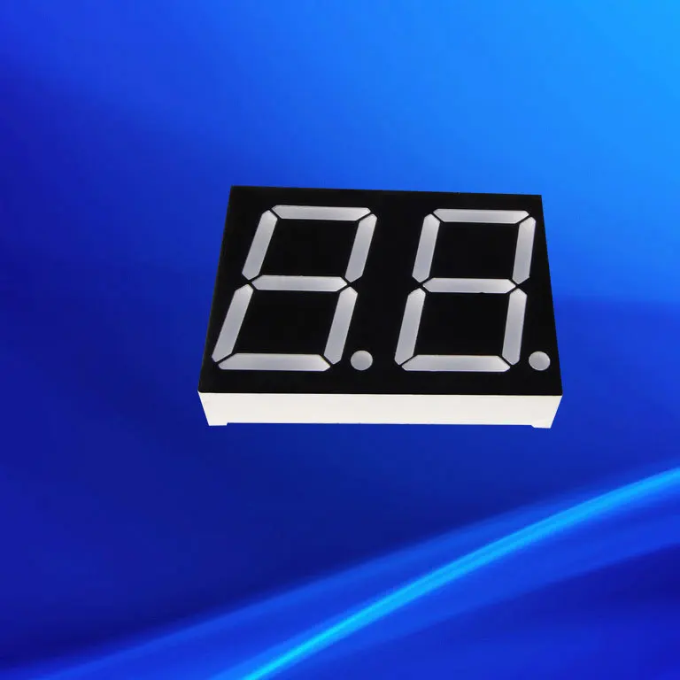 18 Pin 2 Digit Cathode 0.56" 7 Segment Display 25*19*8mm Led Seven ...
