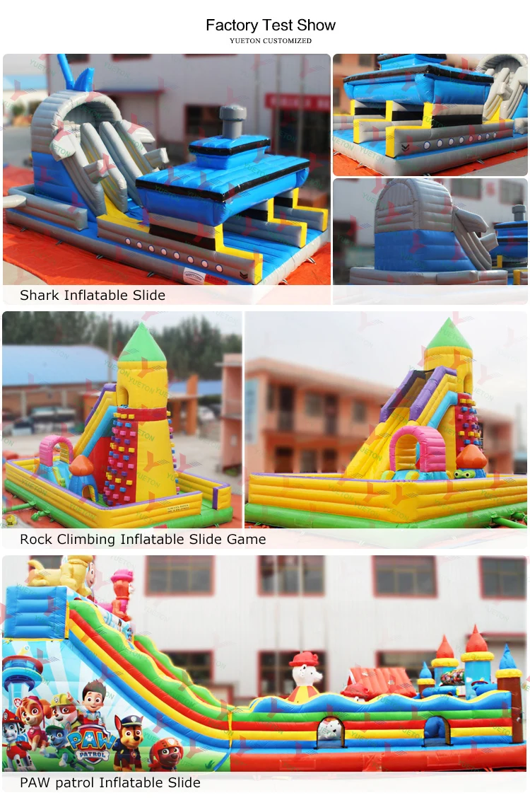 Customized Design Car Styling Big Castle Inflatable Water Slide for Sale
