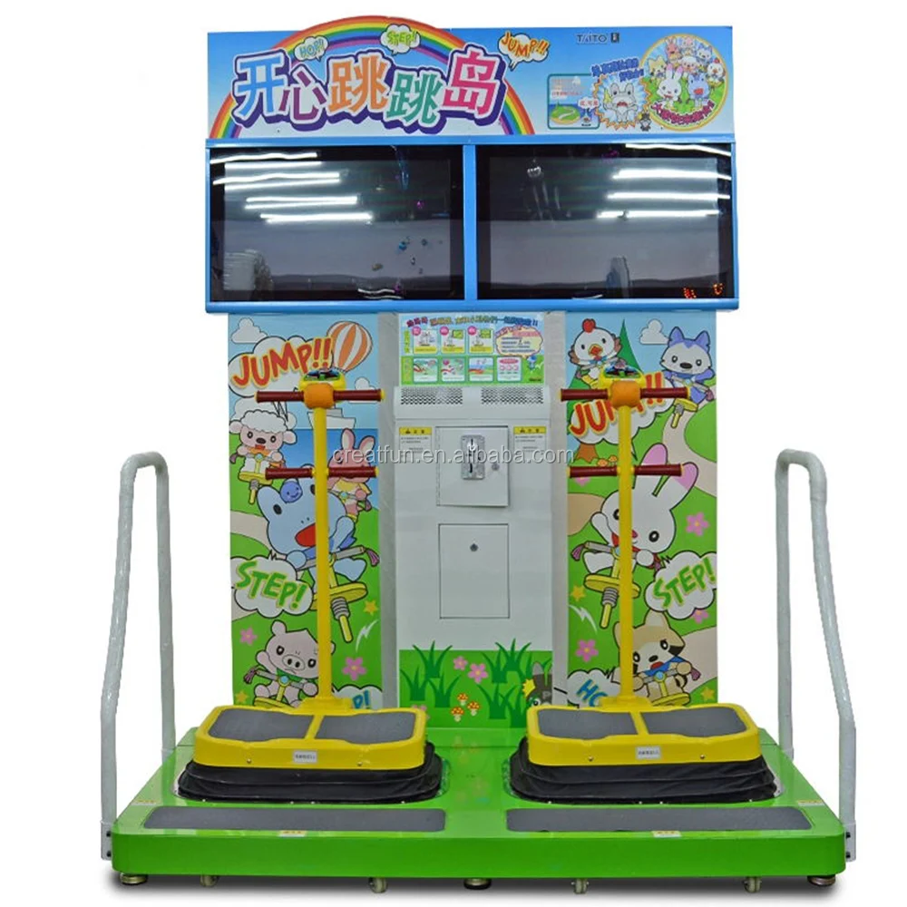 Coin Operated Arcade Sport Happy Jumping Island Game