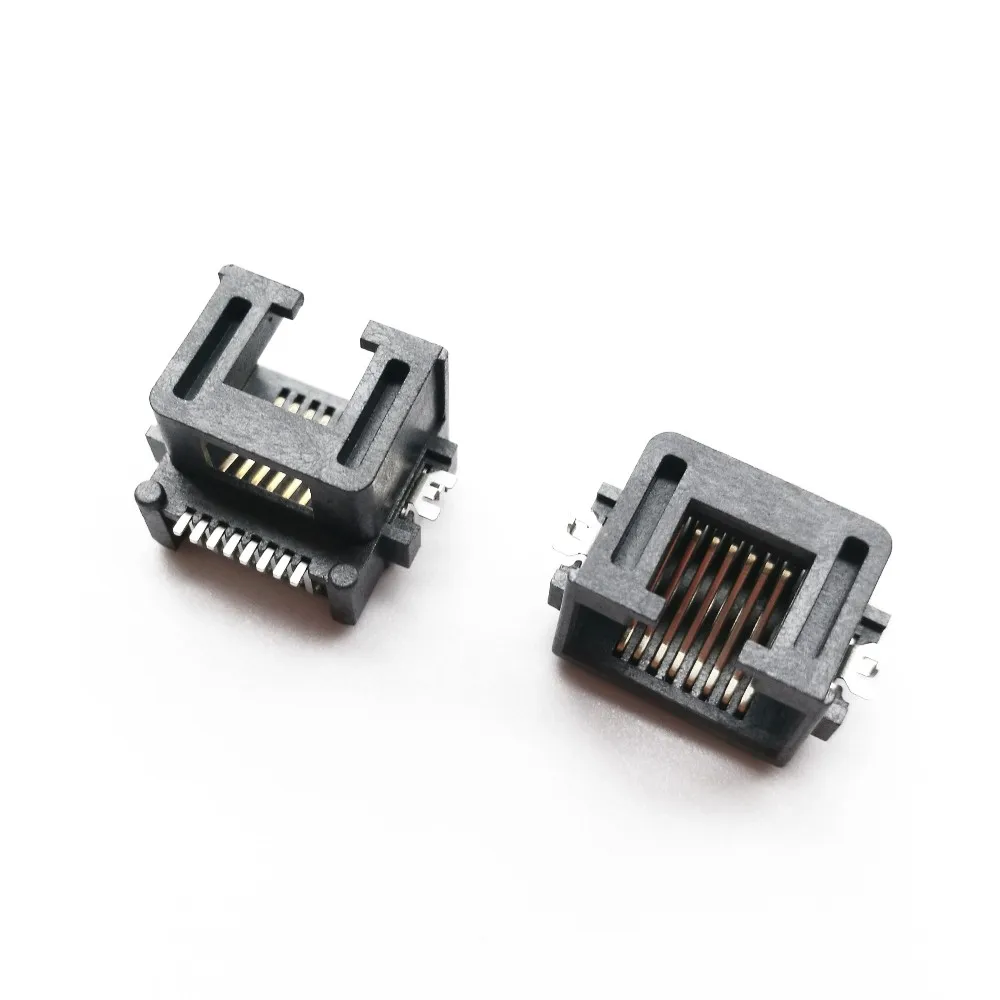 90 Degree Rj 45 Connector / 8 Pin Rj45 Connector - Buy 8 Pin Rj45 ...
