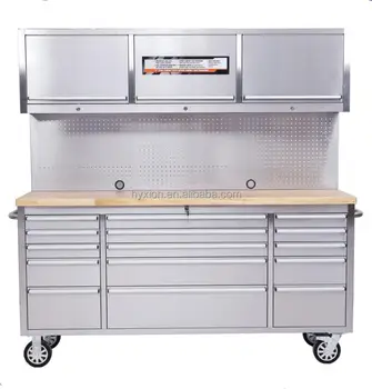 72" Workbench With Drawers And Pegboard - Buy Thor 72" Workbench ...