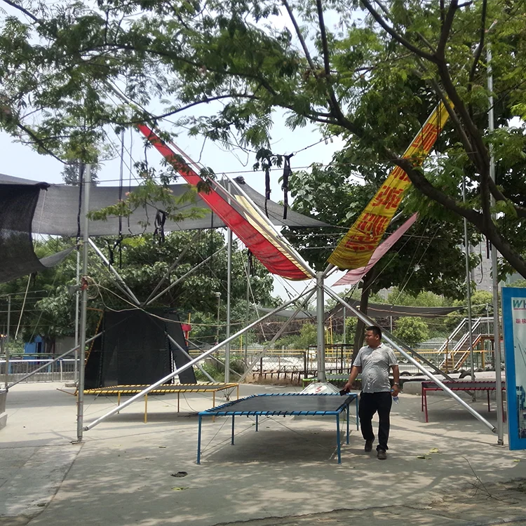 Bungee Trampoline 4 Persons - High-Strength & Customizable