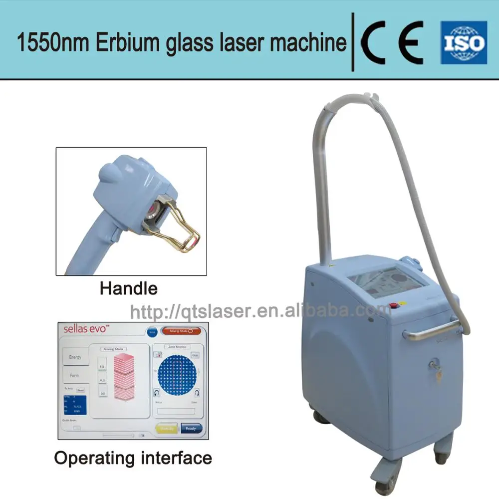 Erbium Glass Fiber Fractional Laser 1550nm Beauty Equipment Non-ablative Wrinkles/acne Scars ...