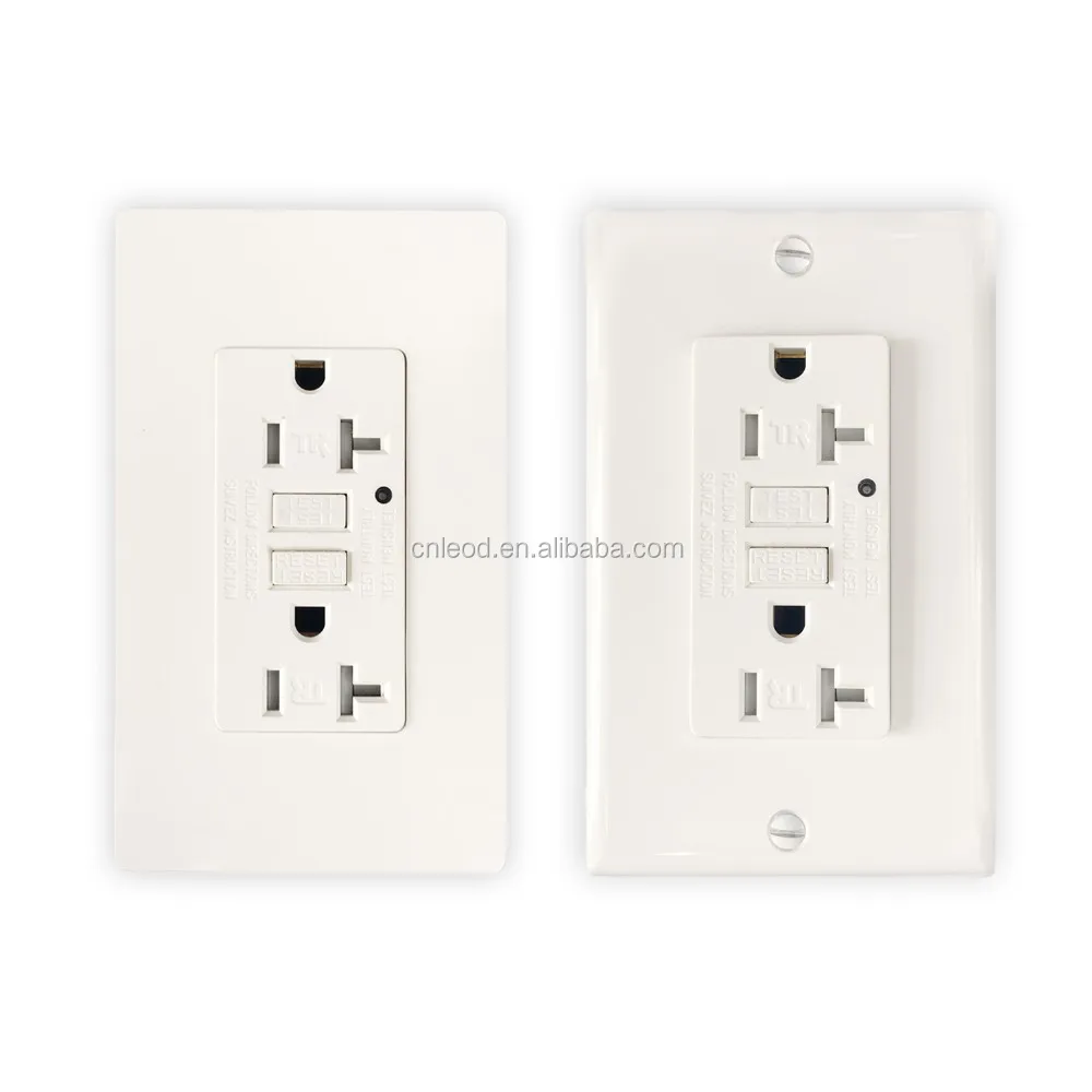 GFCI Outlet 20A 125V American Type Self test Function Tamper Resistant ...