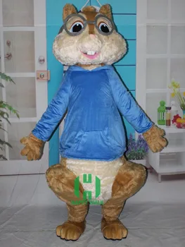 Adult Alvin Chipmunk Cartoon Mascot!! Customized Chipmunk Mascot For ...