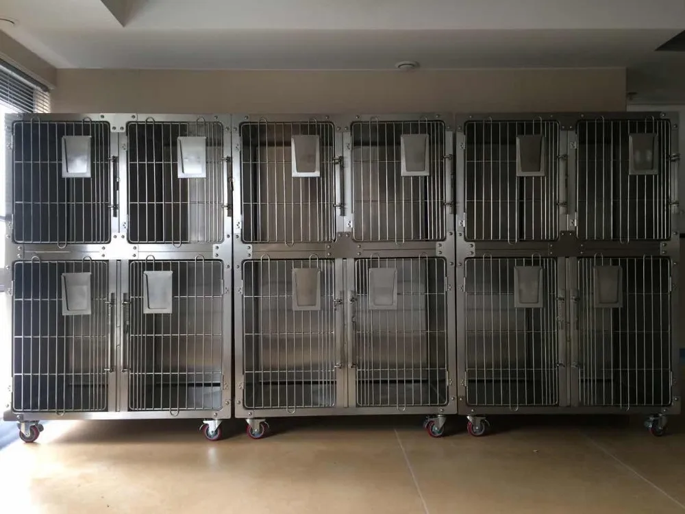 KA-509 Stainless Steel Professional Modular Dog Kennels System/Dog ...
