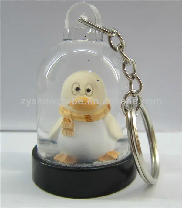 Plastic Snow Globe Penguin Key Chain - Buy Penguin Key Chain,Plastic ...
