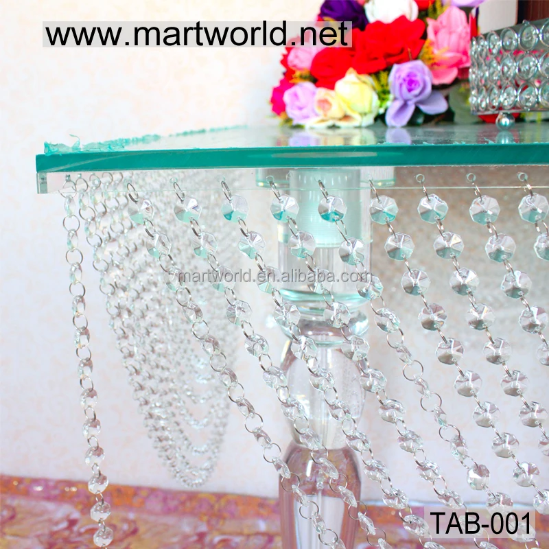 Latest Acrylic Table With Led Light,Crystal Acrylic Table For Wedding ...