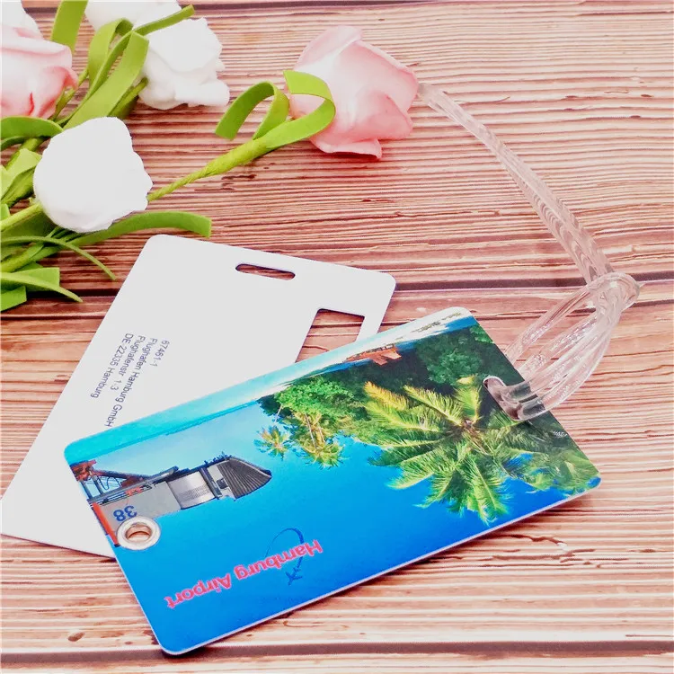 Promotional Custom Logo Travel Solid Pvc Luggage Tag,Personalized ...