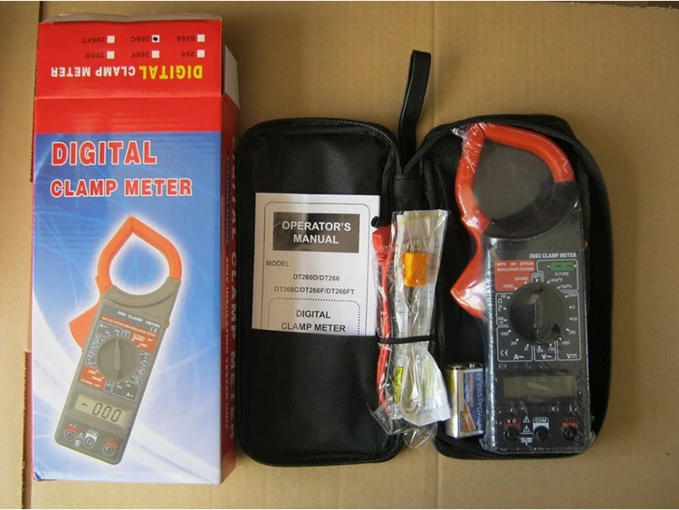 266 Clamp Meter Manual - DT266C Digital Clamp Meter Guide