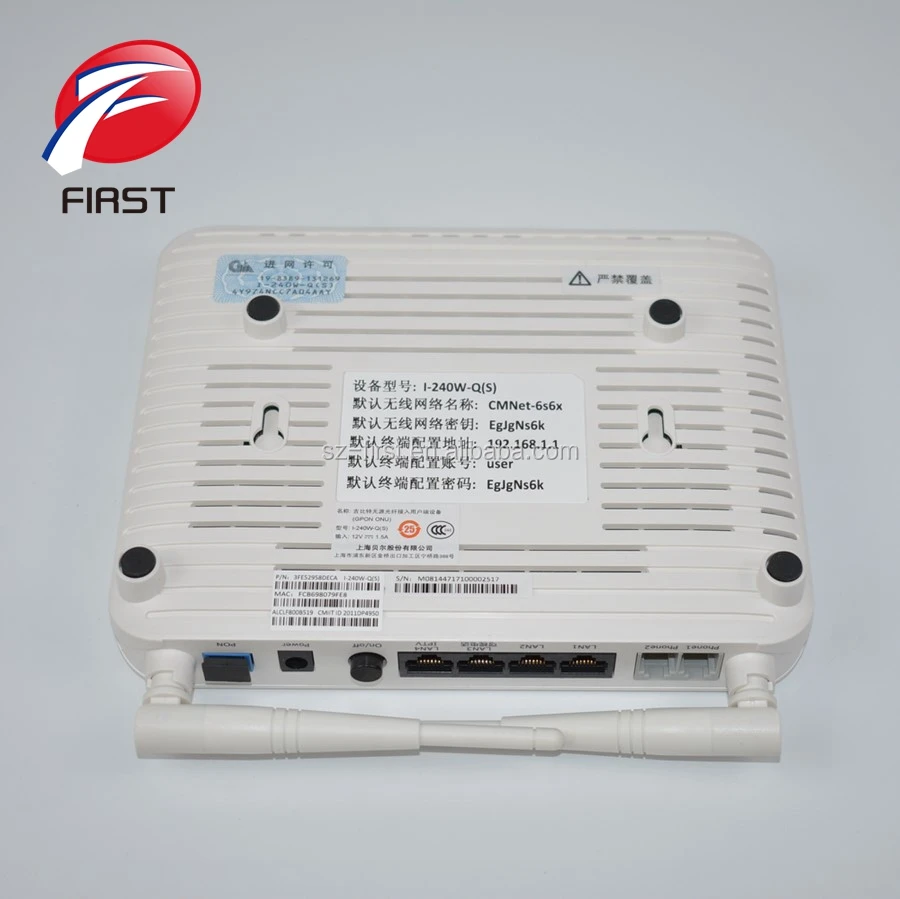 Optical Network Terminal FTTH ONT I-240W-Q with 4GE & 2 Phone Ports