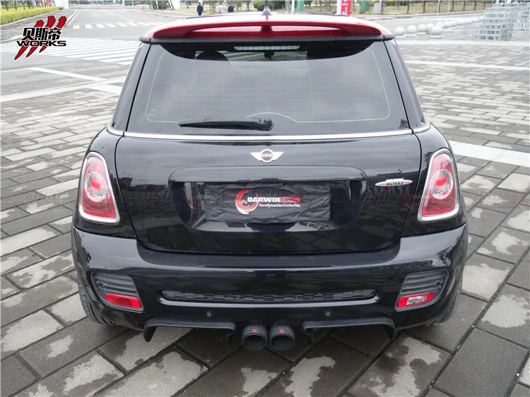 Darwinpro Jcw Style Carbon Fiber Front Rear Lips Fenders Wings Fit Mini ...