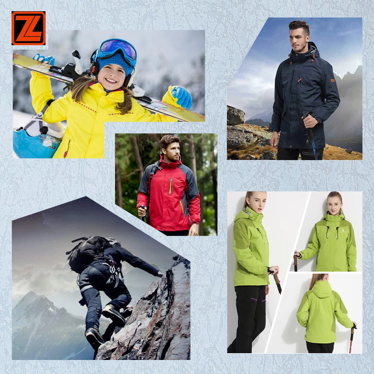 Make To Order Woven Polyester Spandex 320gsm 3 Layers Waterproof And ...