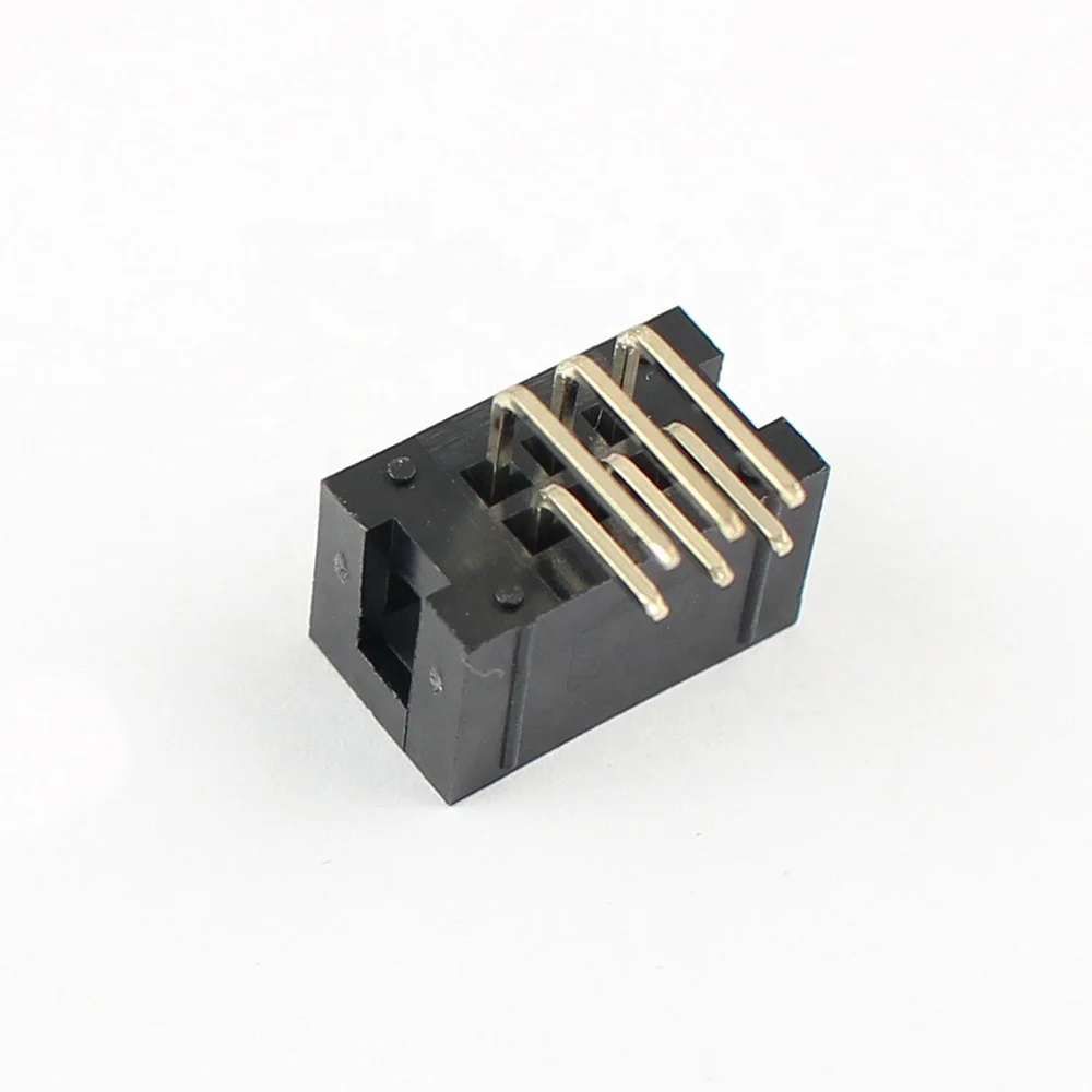 Customize Design Box Header Connector Pitch 2.54mm 2x3 Position 6 Pin ...
