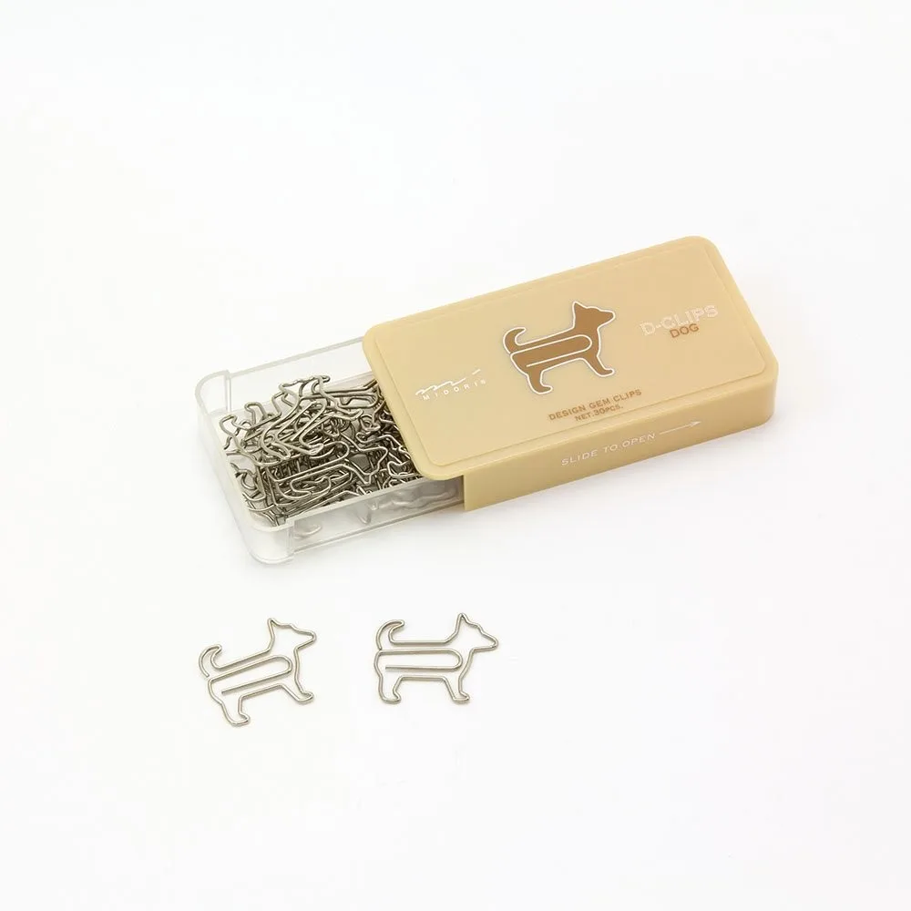 Unique Shaped Paper Clips,Dog Shaped Paper Clips With Drawer Case Box ...