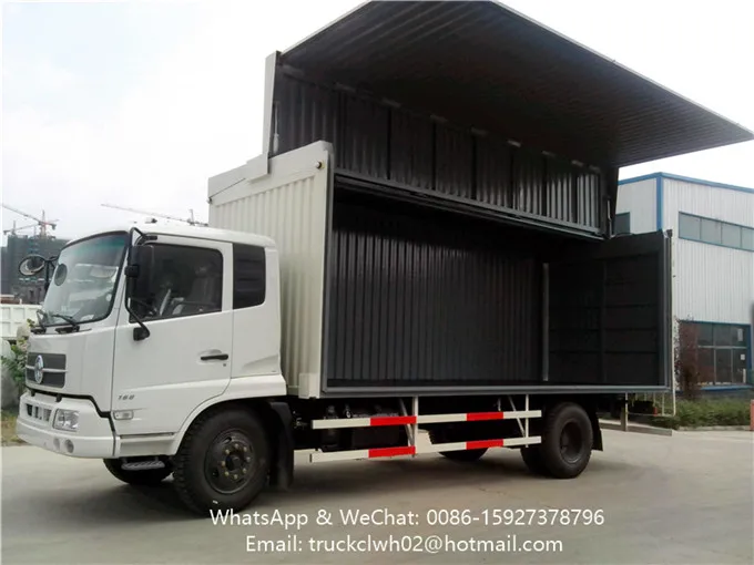 Side Open Dry Box Truck Wing Van for Sale - CLW 5181YZC