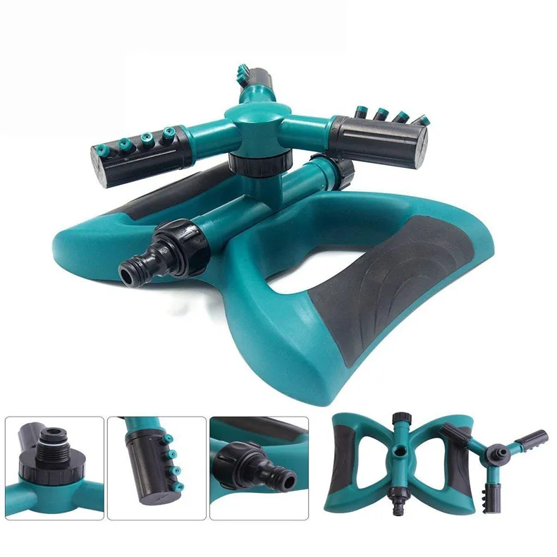 Garden Irrigation 3 Arm Rotating Sprinkler - Buy 3 Arm Rotating ...