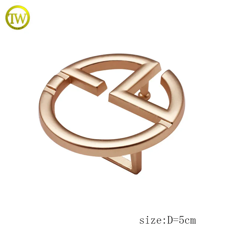 Customized Metal Slide Click Buckle - Matte Gold Finish