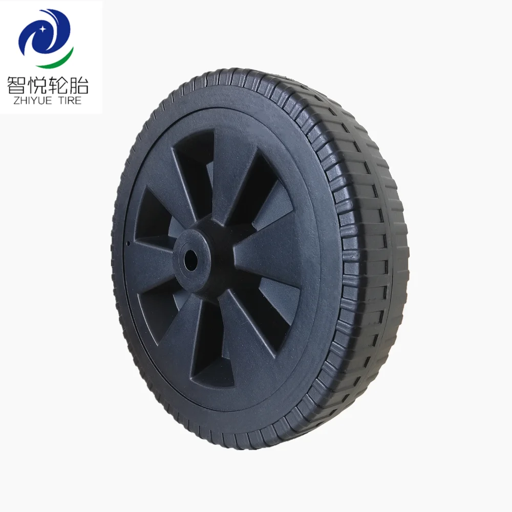 Blow Molded Wheels 8" Plastic Wheel For Bbq Grill,Plastic Cooler Box ...