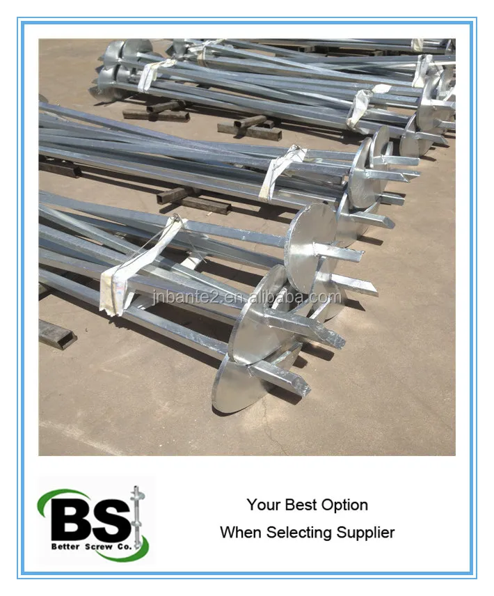 Vis Hélicoïdales,Ancrages Au Sol,Pieux Hélicoïdaux Pour Le Marché ...