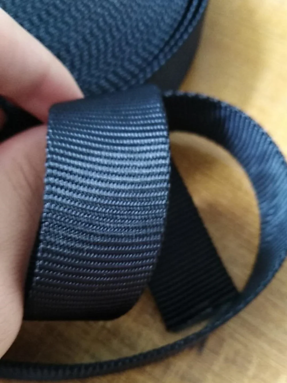 1'' Black Nylon Tubular Webbing For Dog Collar - Buy Nylon Tubular ...