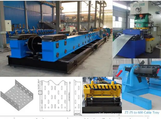 Full Automatic Changeable Cable Tray Roll Forming Machine