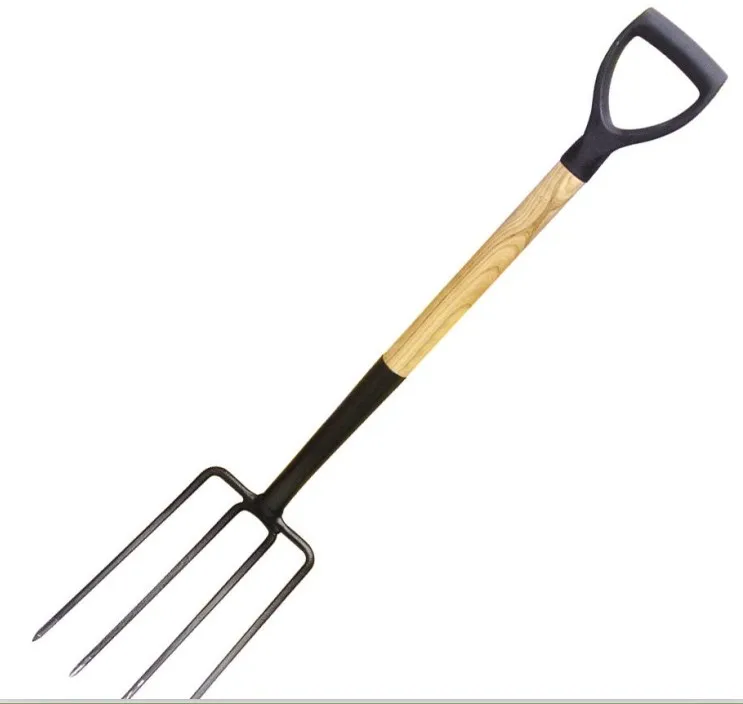 wooden garden digging hand fork Products from Shandong Lala Metal ...