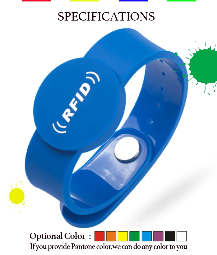 Waterproof Programmable Rfid Nfc Smart Ring Pvc Wristbands - Buy Nfc ...