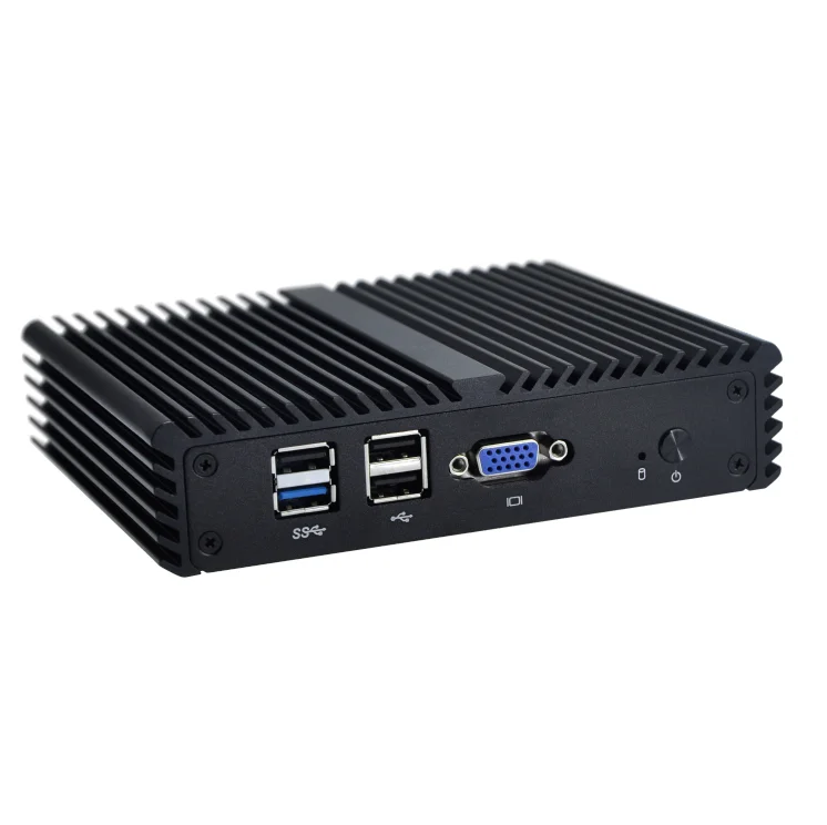 Mini Pc X86 Qotom Industrial Fanless Mini Pc Ubuntu Desktop Pc Computer ...