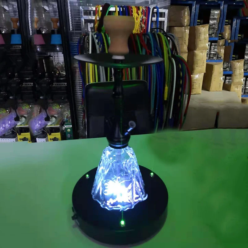 10 pulgadas hookah base láser placa LED Shisha bar pantalla LED base ...