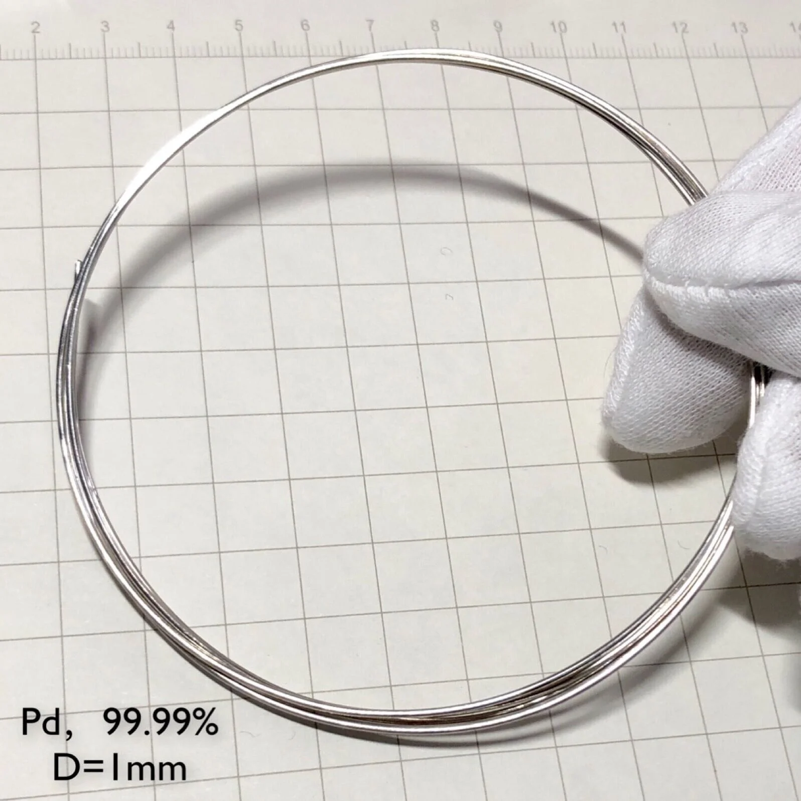 Iridium/palladium/platinum/rhodium/silver Metal Wire 10mm Long 99.99% ...