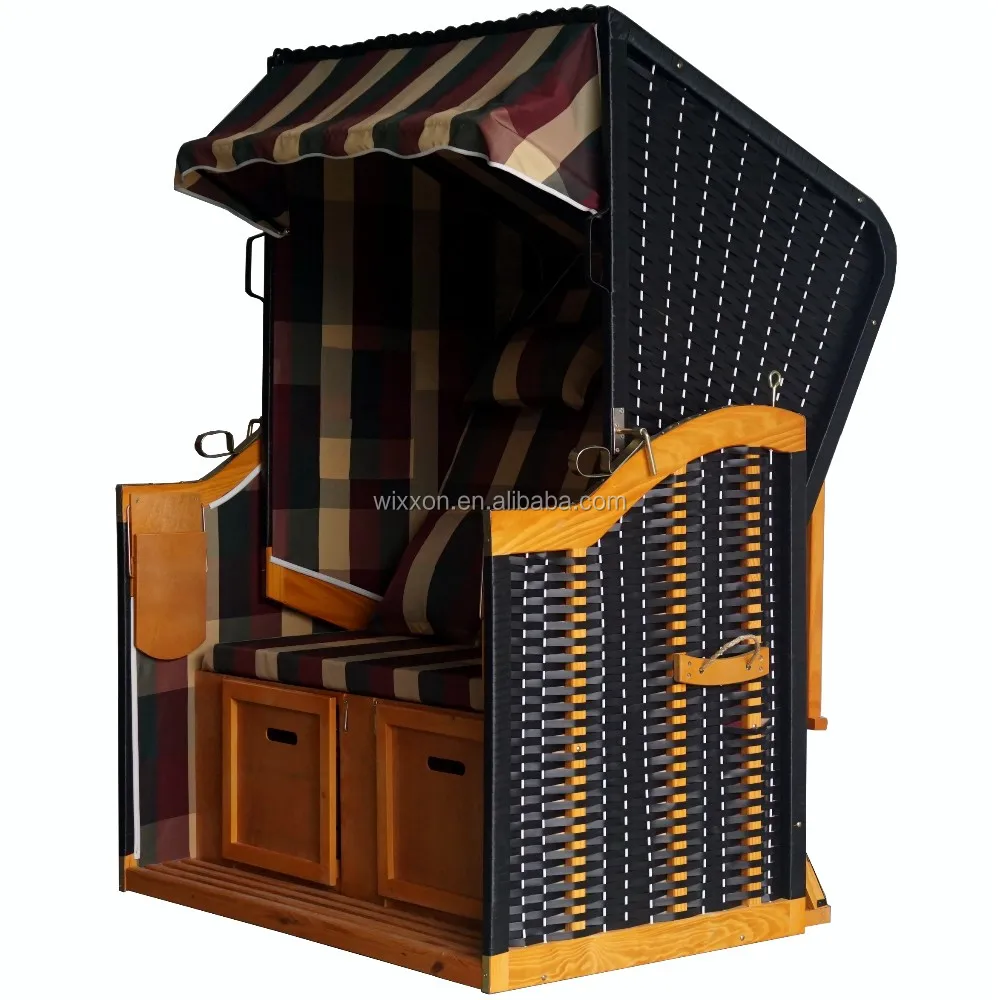 Kd Design Wiker Beach Chair Beach Basket Chair Strandkorb - Buy ...