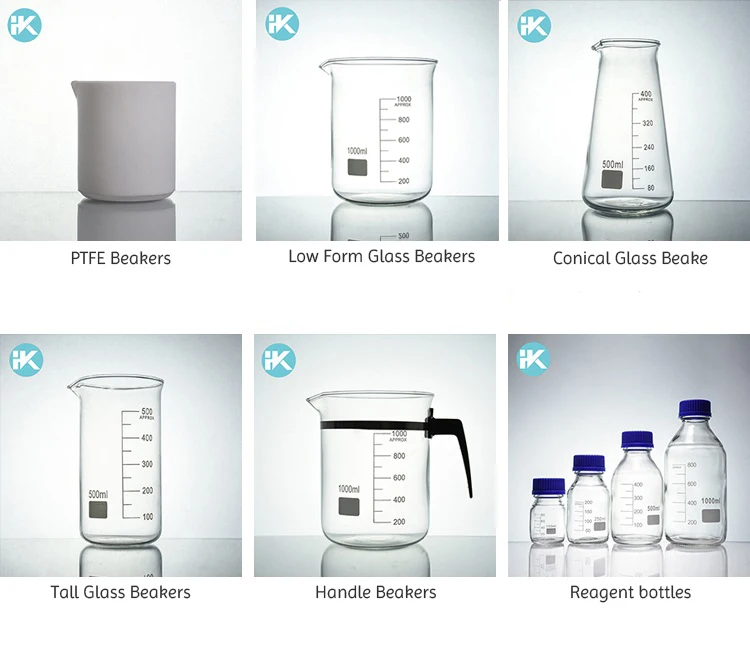 200ml Lab Glassware - Double-Layer Jacketed Beaker