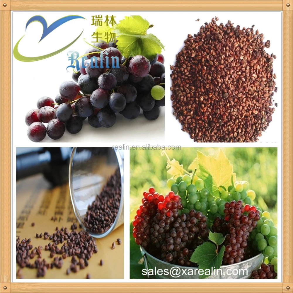 Natural Organic Grape Seed Extract Powder Pe. Proanthocyanidin - Buy ...
