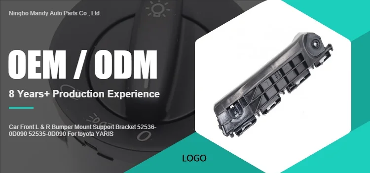 Mobil Depan L & R Dudukan Bumper Dukungan Bracket 52536-0d090 52535 ...