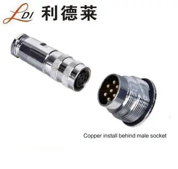 Ip67 Waterproof Male Female M16 5 Pin Din Connector - Buy M16 5 Pin Din ...