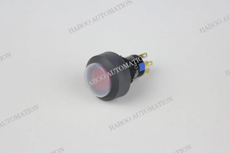 16mm Series Push Button Switch Waterproof Cover Plastic Ip67 For Round ...